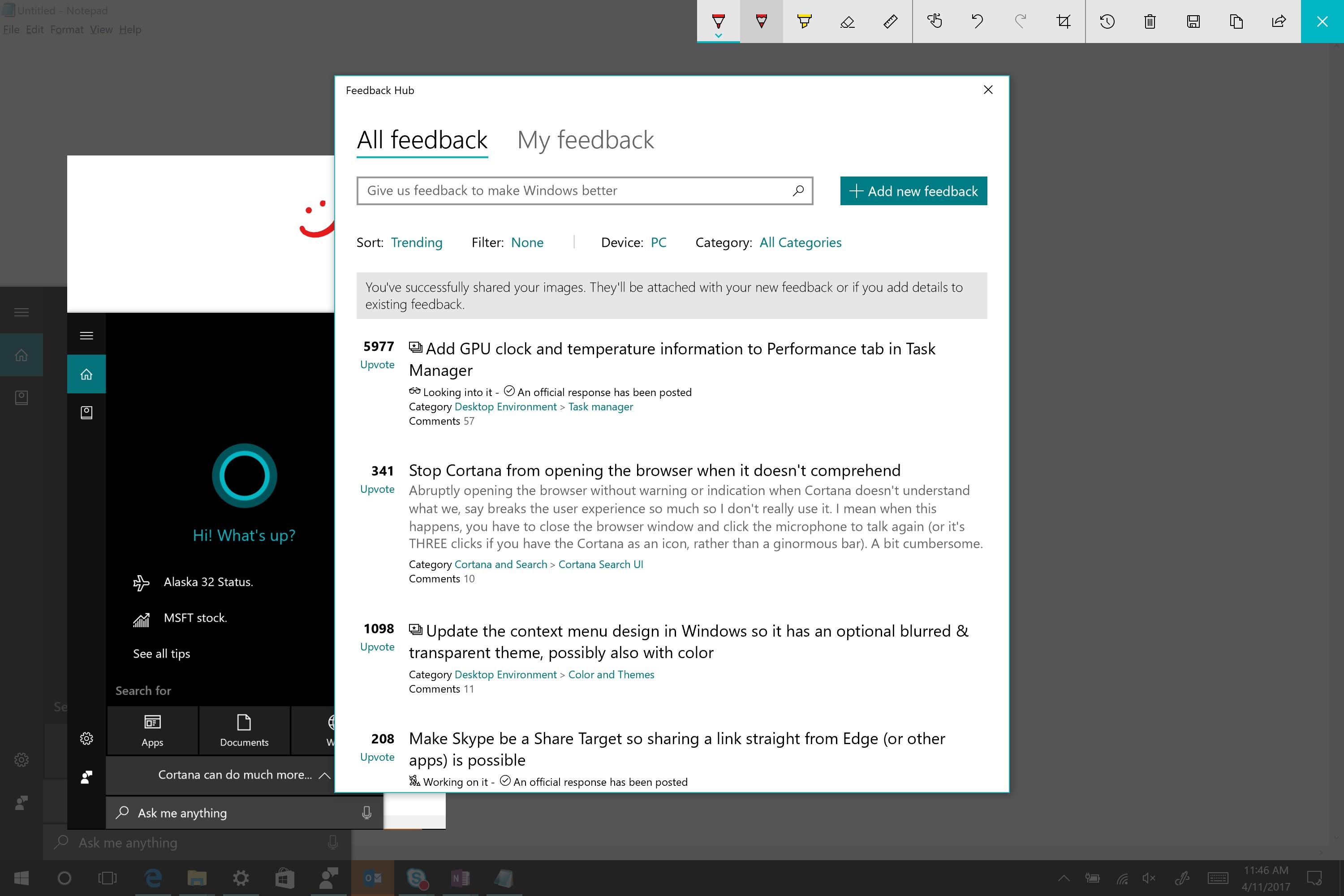 Feedback Hub updated for Windows Insiders in the Fast ring to make ...